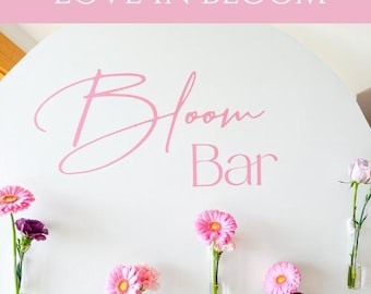 Bloom Bar SVG, PDF, PNG | Baby in Bloom & Love in Bloom Sign | Diy ...