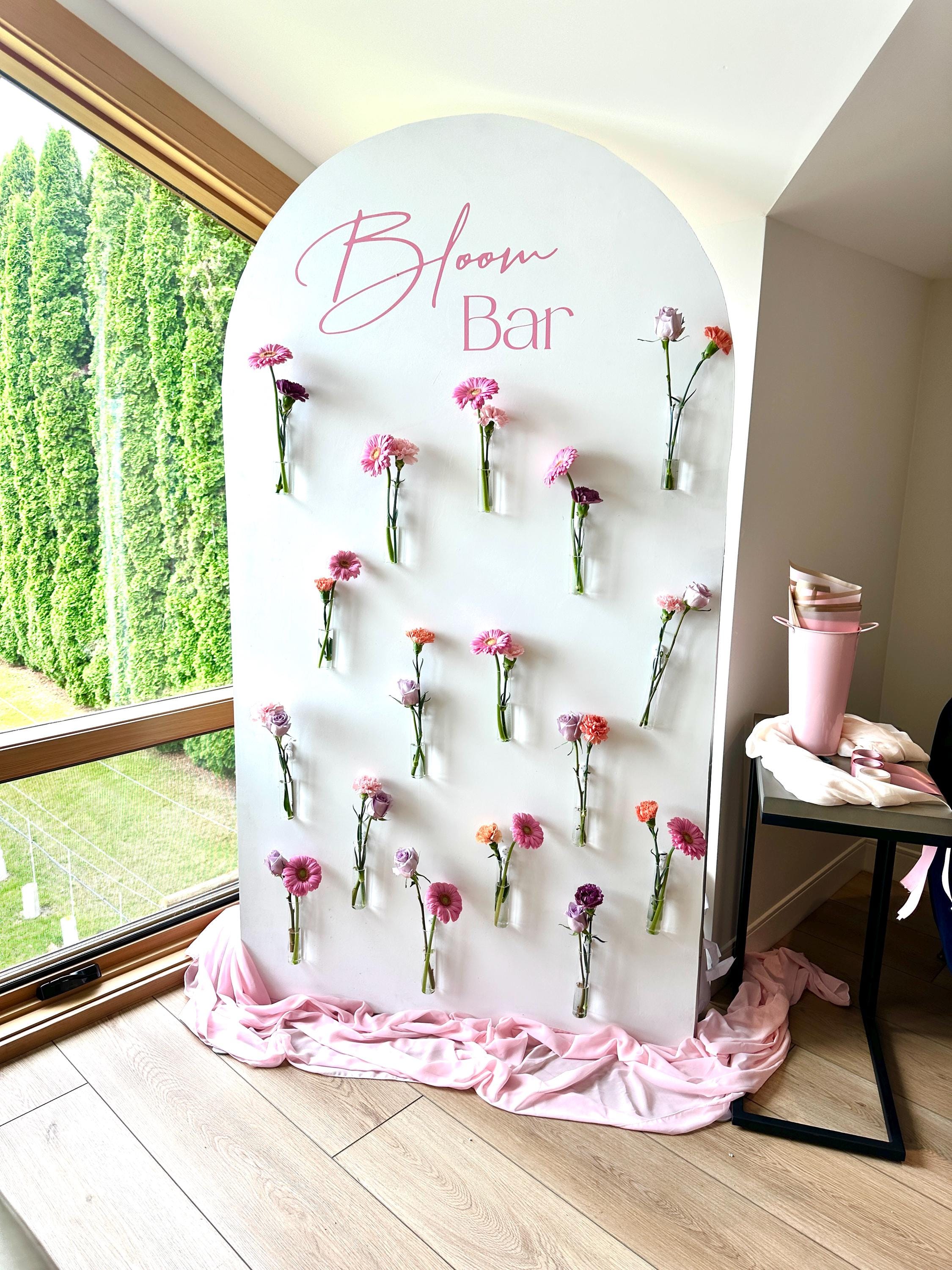 Bloom Bar DIY Guide | Baby in Bloom Backdrop and Flower Bar | Step-by ...