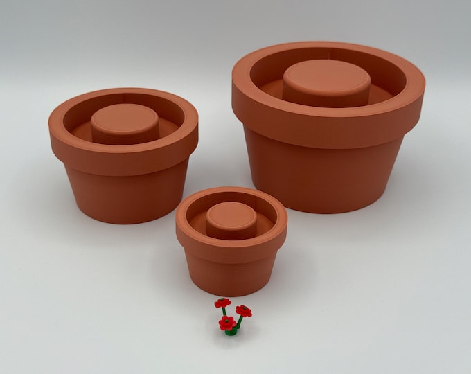 Giant Brick Flowers – 3D Printed Decoration - Etsy Canada
