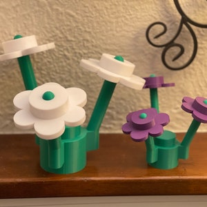 Giant Brick Flowers – 3D Printed Decoration - Etsy