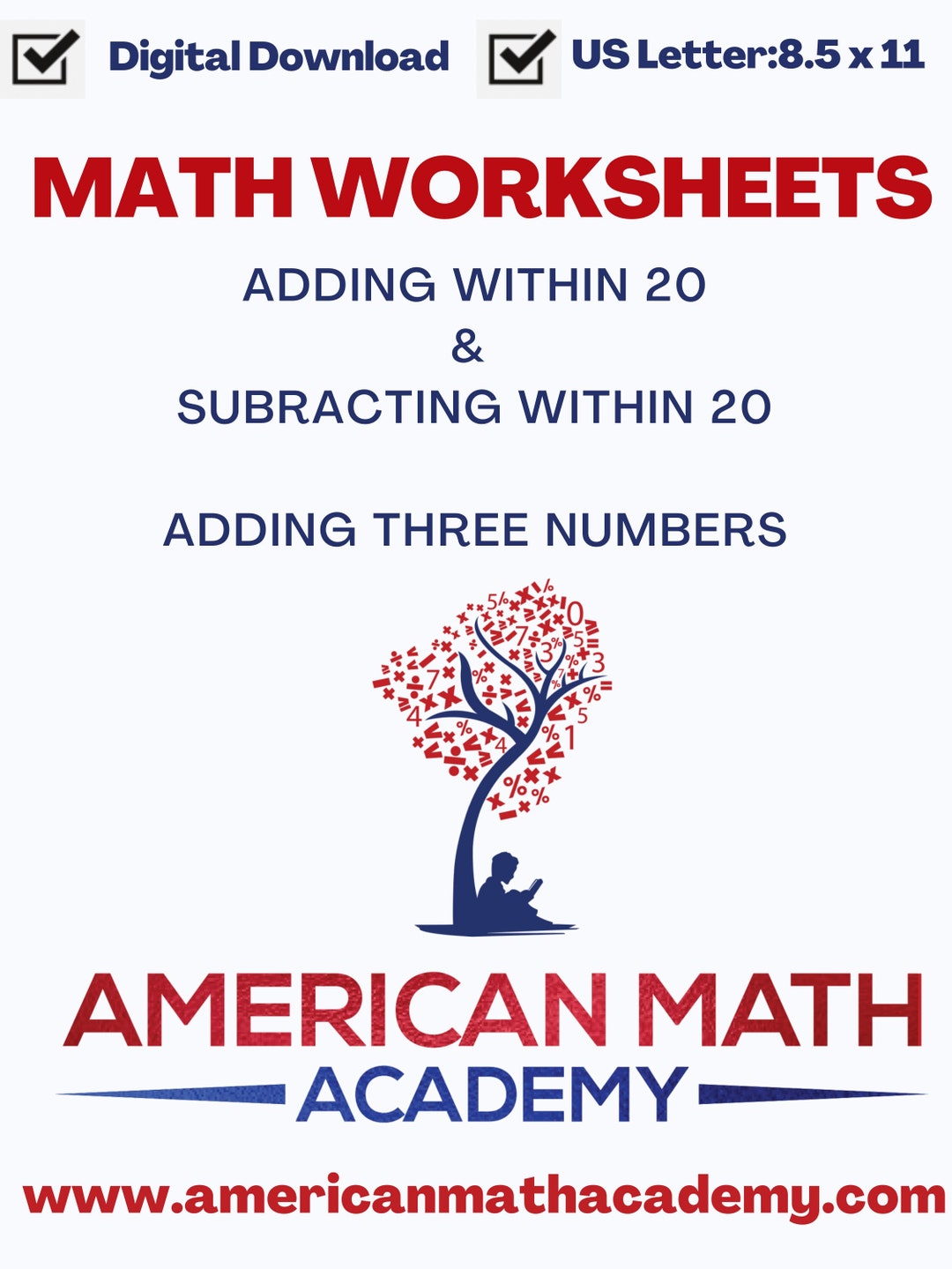Grade 2 Math Adding Within 20 , Subtracting Within 20 & Adding Three ...