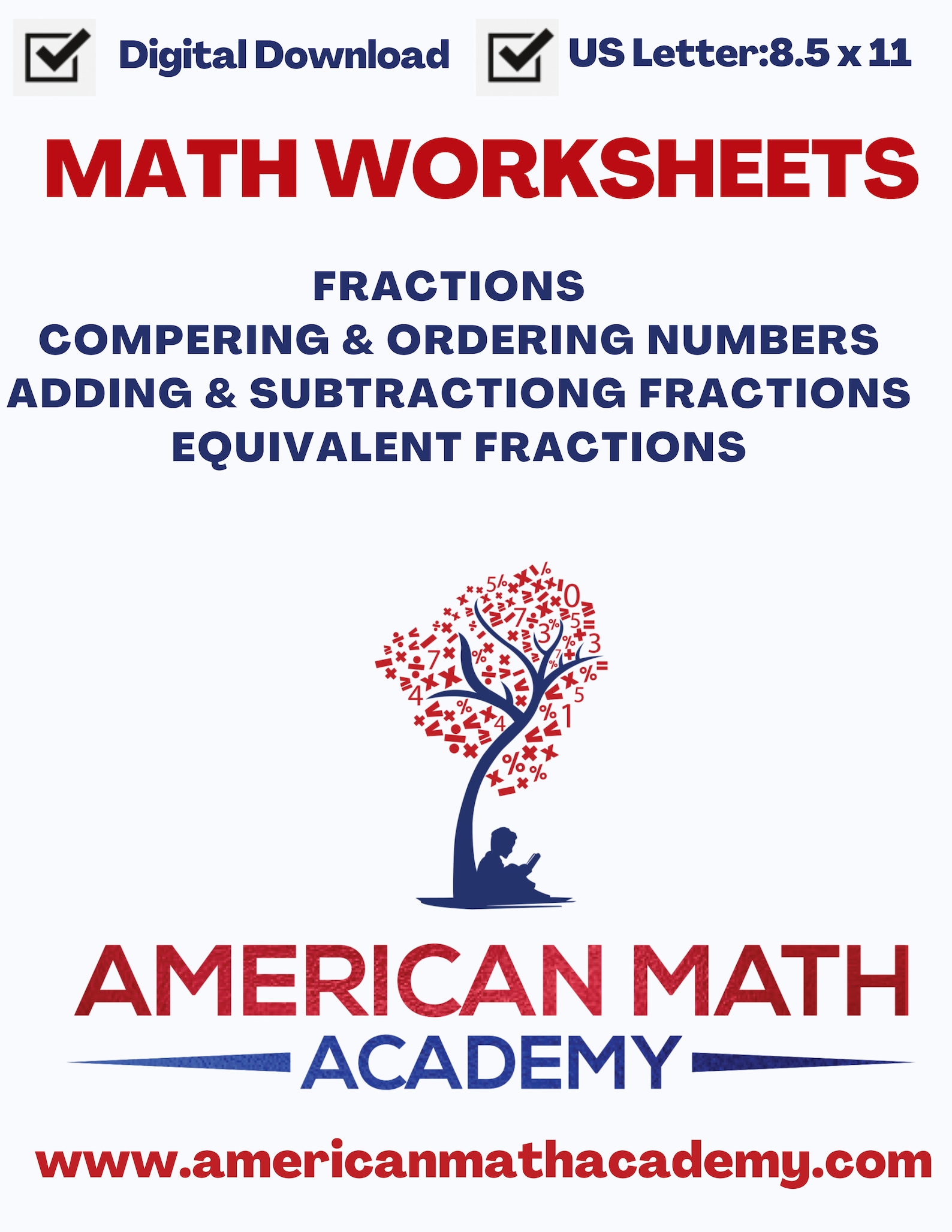 Grade 3 Math:fractions, Comparing and Ordering Numbers, Adding and ...