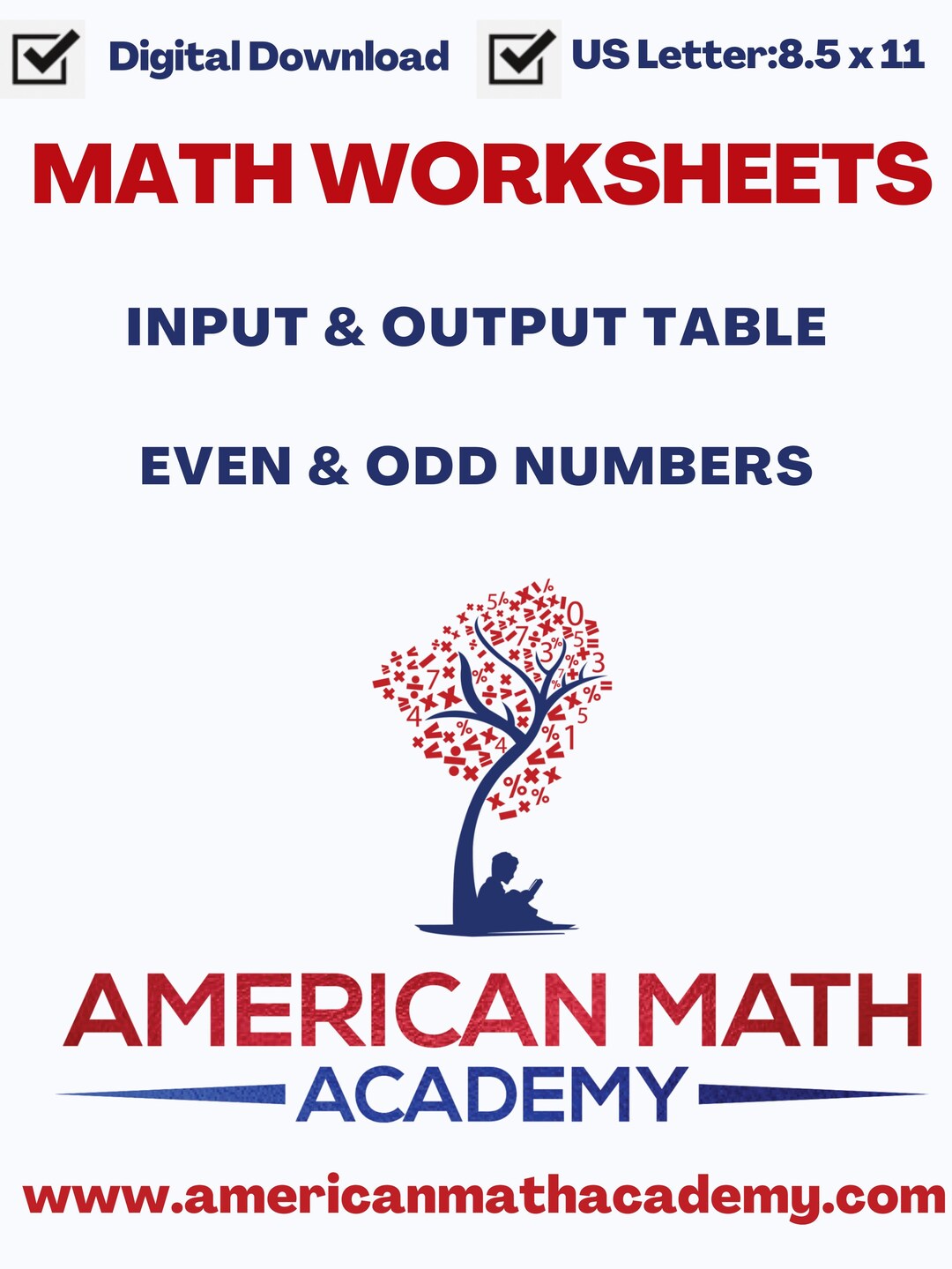 Grade 2 Math: Input and Output Table Even Numbers and ODD - Etsy