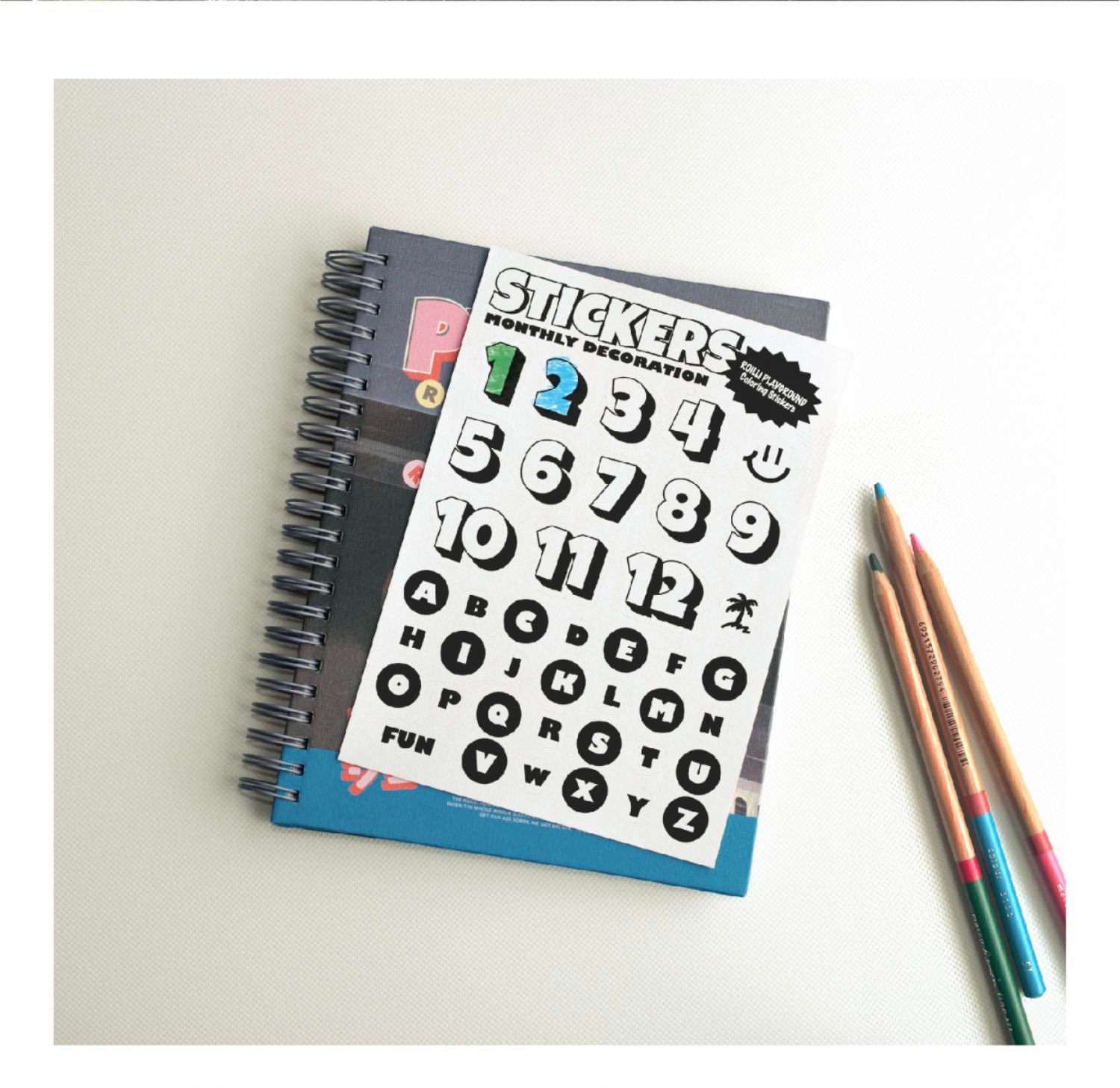 Vintage 90s Style Notebook Weekly Planner Daily Planner FREE Sticker - Etsy