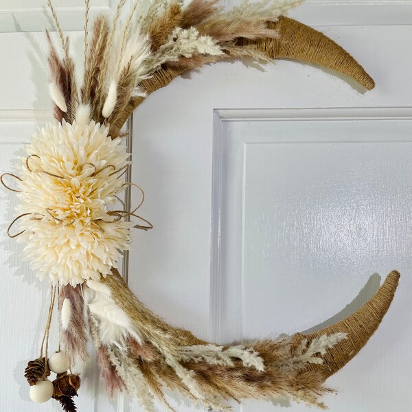 Crescent Wreath - Etsy