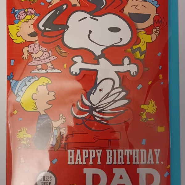 Hallmark Snoopy Birthday Card - Etsy Sweden