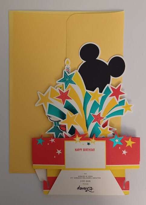 Hallmark Disney Birthday Greeting Card Paper Wonder Pop-up Cardb With ...