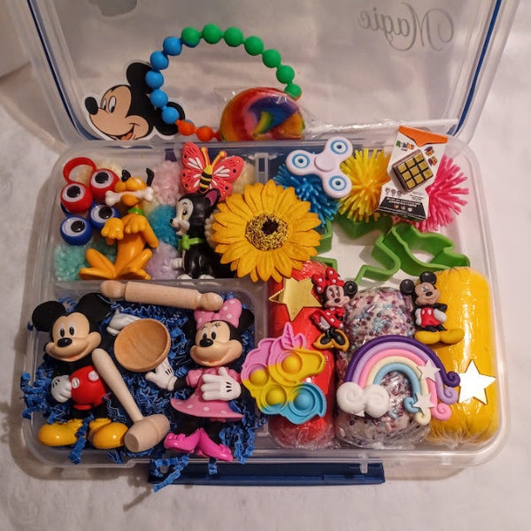Mickey Playdough Sensory Kit - Etsy