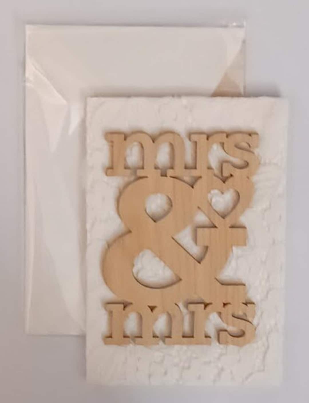 Hallmark Signature Mr. and Mrs. Wedding Congratulations Greeting Card ...