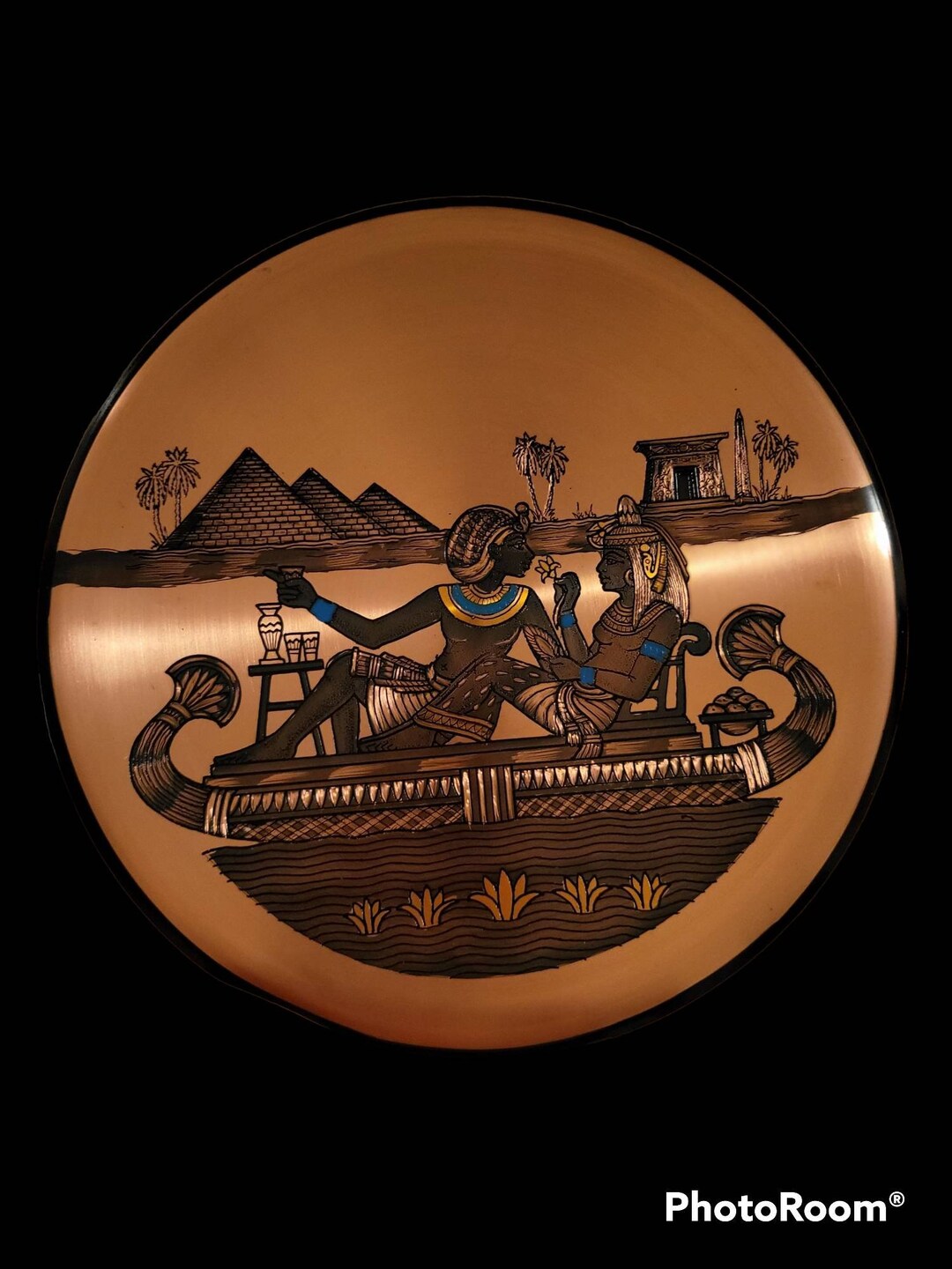 The Sacred Plate of Cleopatra Unique Wall Hanging Copper Decorative ...