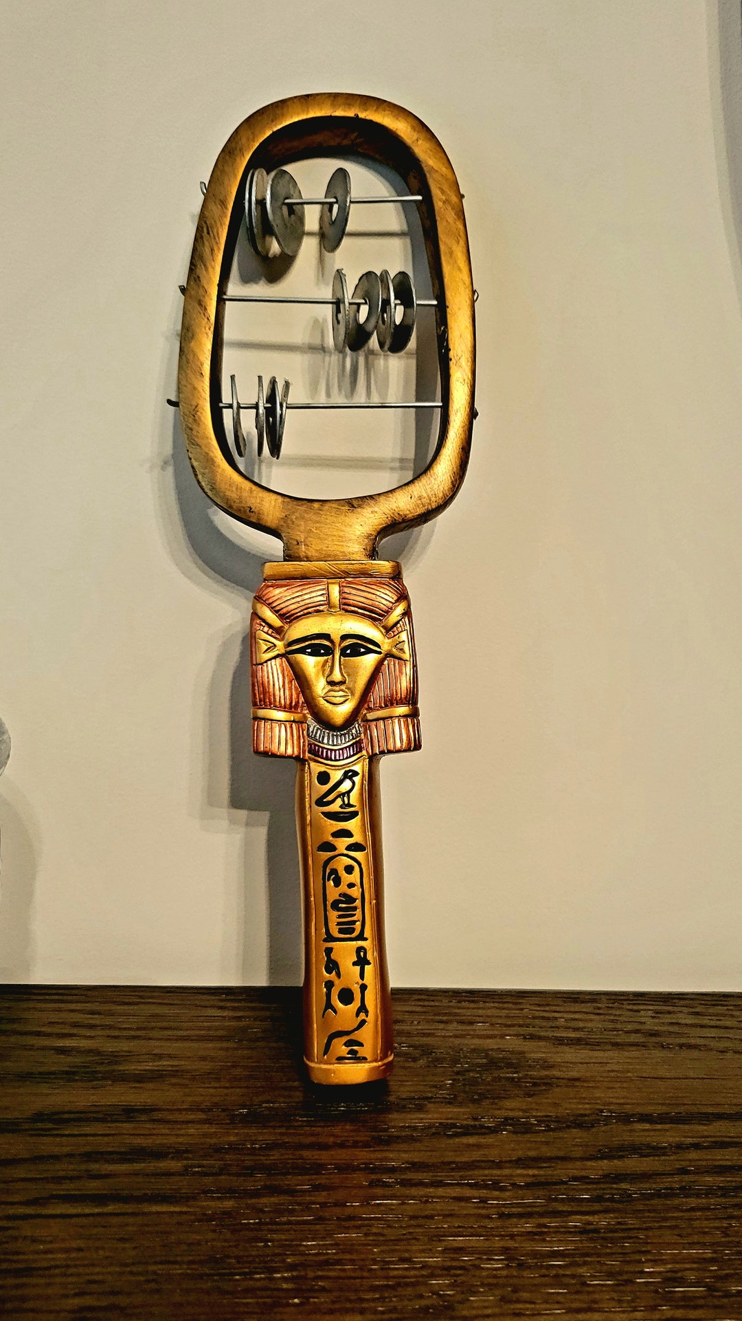 Musical Instrument RARE Antique Ancient Egyptian Sistrum Hathor ...