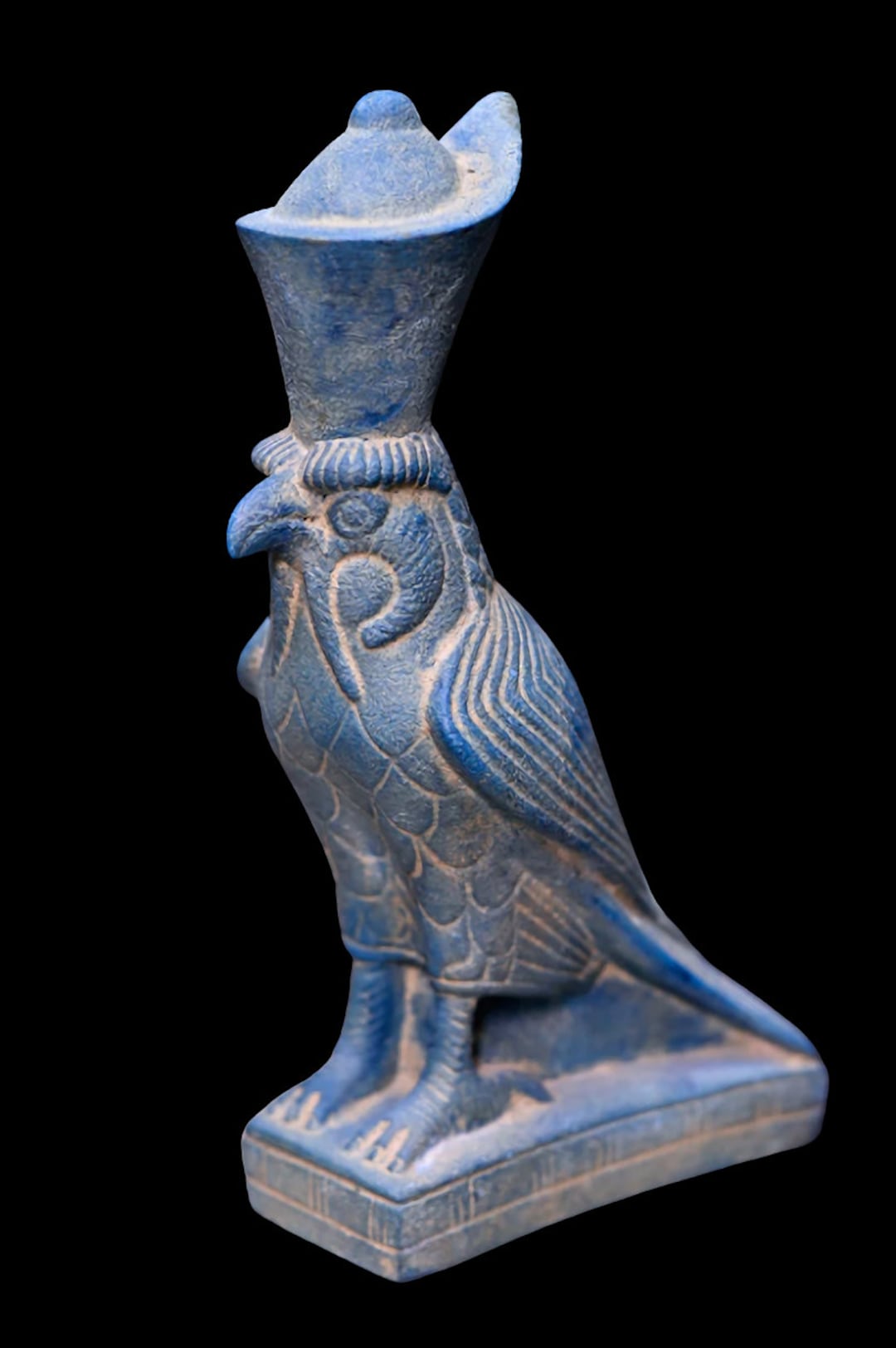 Wonderful Blue Ancient Egyptian Pharaonic Horus Statue Falcon Bird God ...