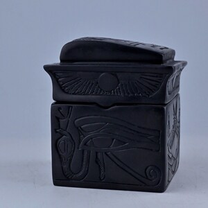 Unique Ancient Egyptian Canopic Jar Box With Isis horus Eye - Etsy