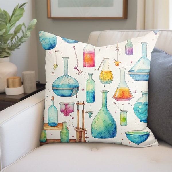 Science Pillow - Etsy