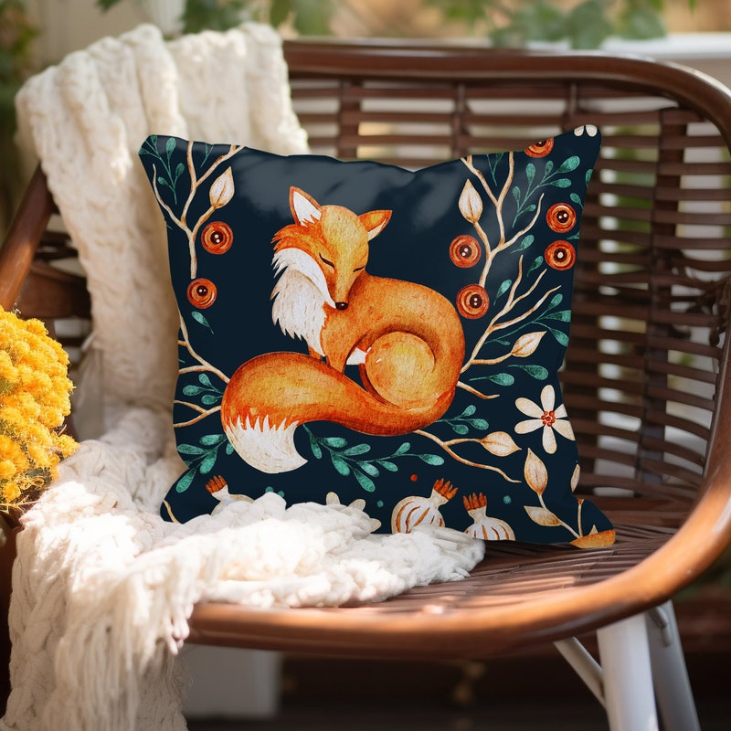 Fox Pillows - Etsy