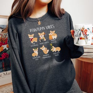 Corgi Fall Crewneck, Cute Fall Corgi Dog Fall Puns Sweatshirt, Cute ...
