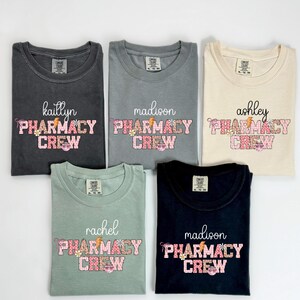Pharmacy Crew Custom Matching Shirts, Custom Pharmacy Staff Shirts ...