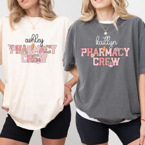 Pharmacy Crew Custom Matching Shirts, Custom Pharmacy Staff Shirts ...