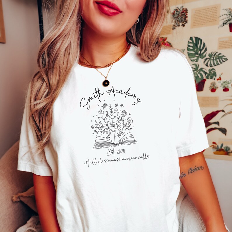 Custom Homeschool Mom Shirt, Alternative School Shirt, Personalized ...