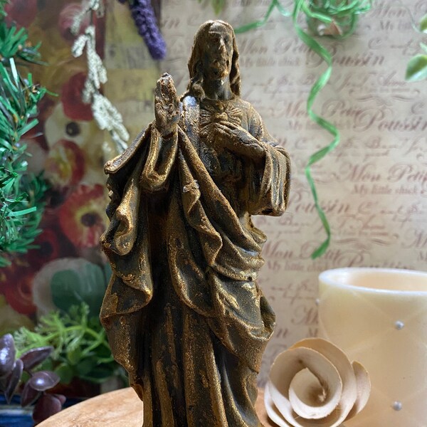 Black Jesus Statue - Etsy