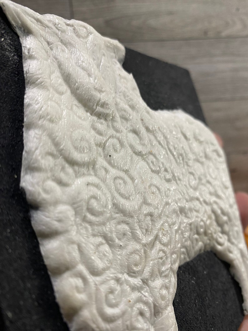 White Sheep Cast Paper Art Molded Paper Primitive - Etsy