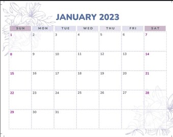 Printable Rae Dunn Calendar - Etsy