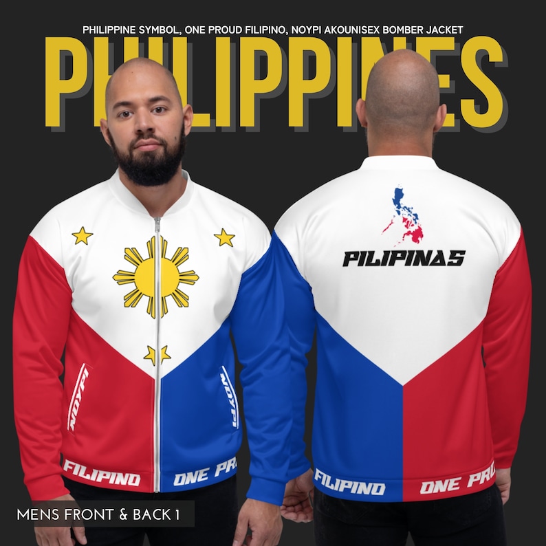 Philippine Symbol, One Proud Filipino, Noypi Akounisex Bomber Jacket - Etsy