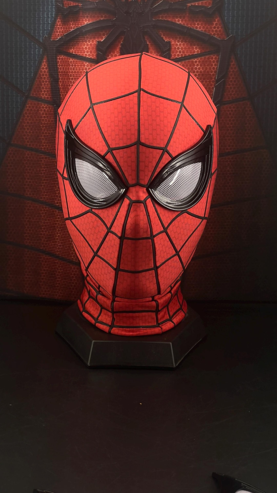 Spider-man Cosplay Mask: Detachable Lens, Lycra Spandex - Halloween ...