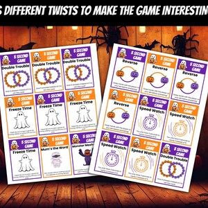 Halloween 5 Second Game | Fun Printable Party Game for Kids, Teens ...