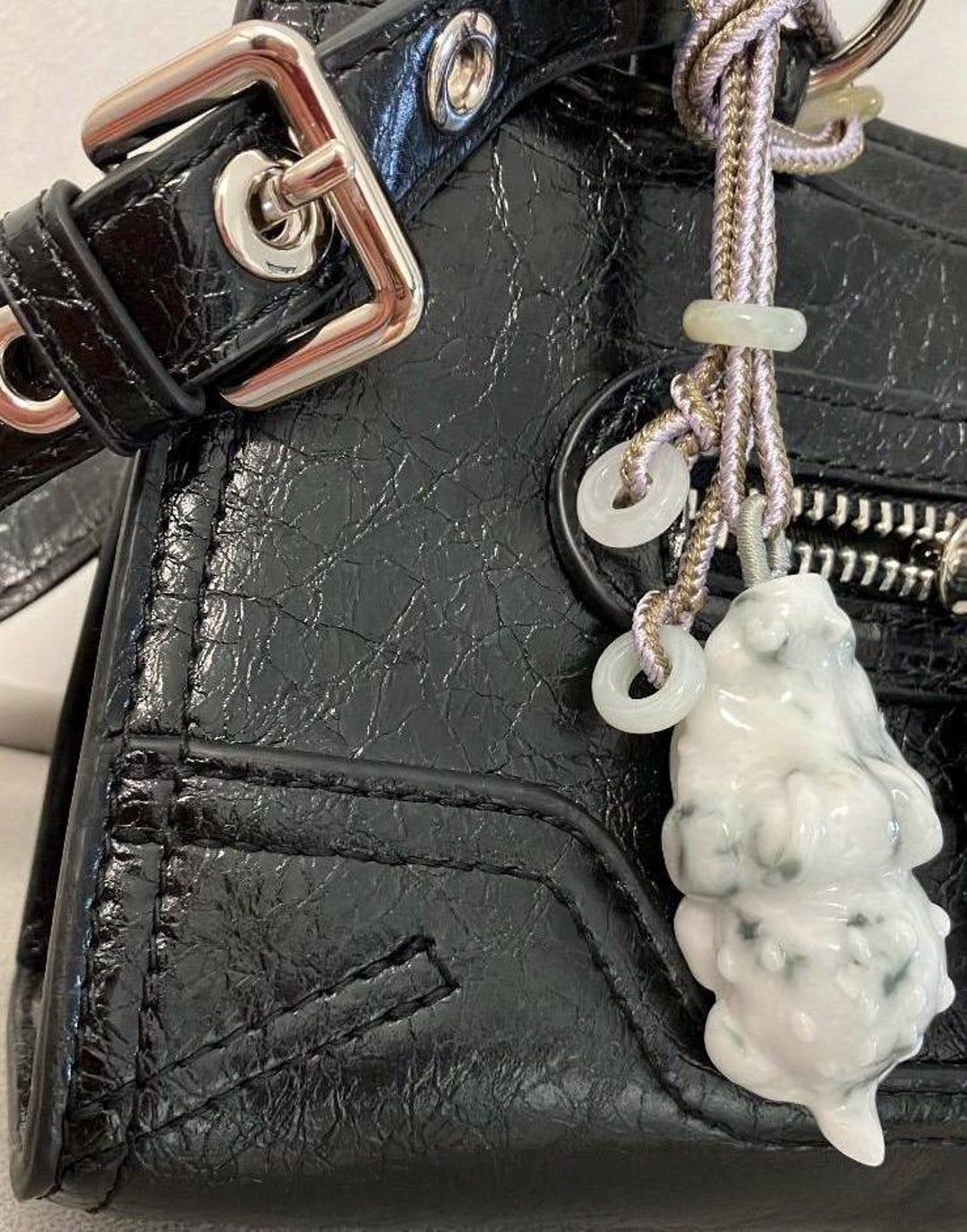 Unique Handmade Crocodile Jade Bag Charms•one Design One Piece - Etsy