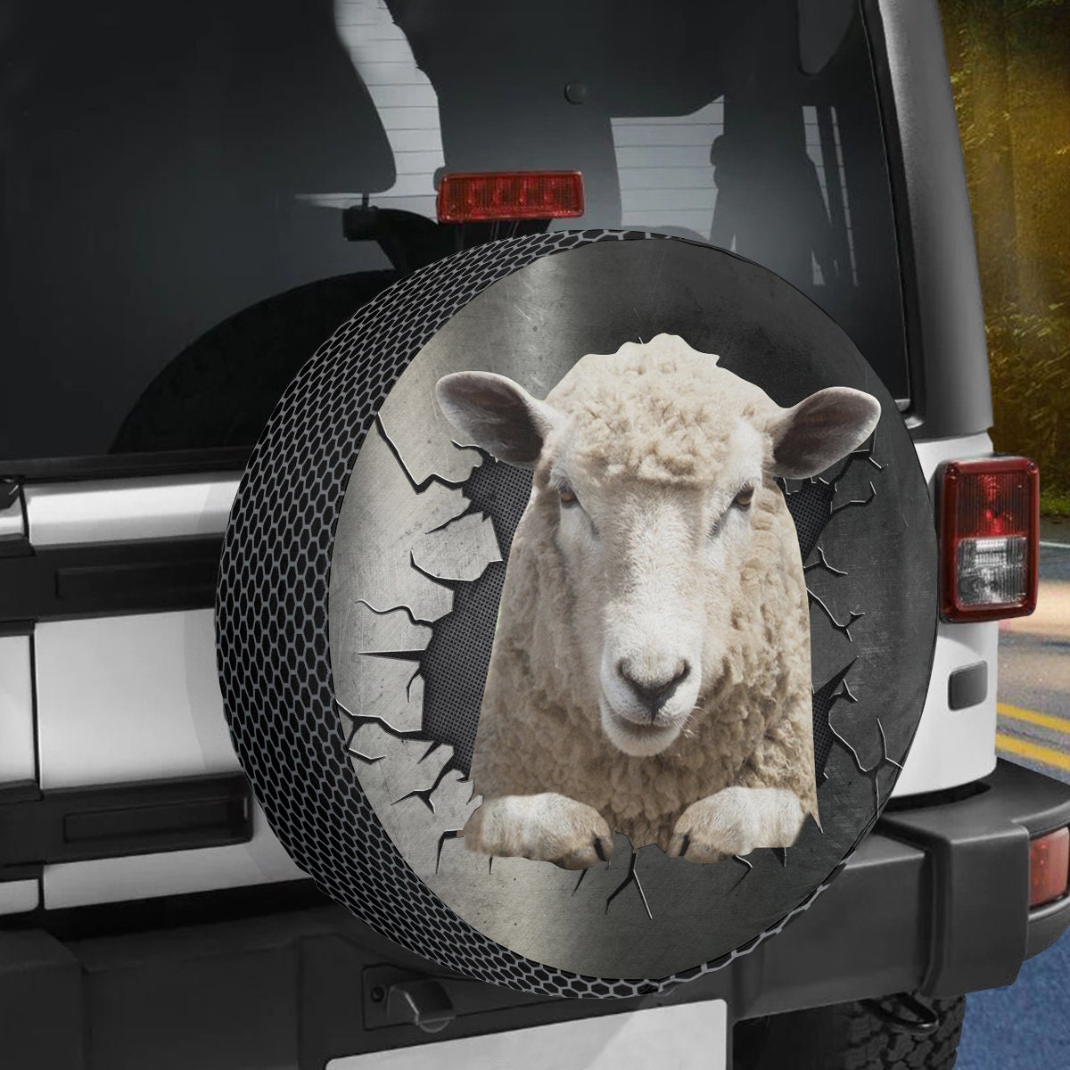 Sheep Farm Animal Spare Tire Cover sold by Grant Brown | SKU 40678459 ...
