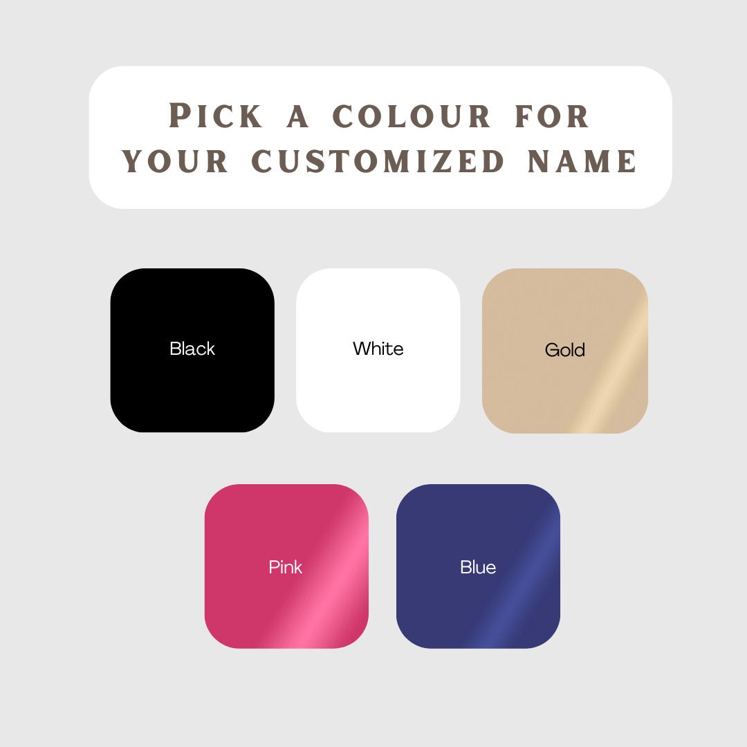 Round Custom Hair Clips Personalized Gifts, Elegant, Minimalistic ...