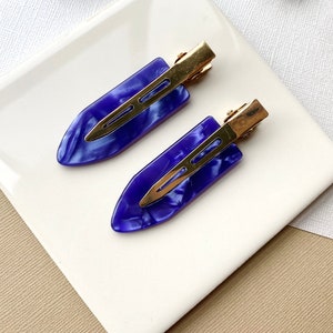 Original Creaseless Clips | Marble Hair Clips, Make up Clips, No Crease ...