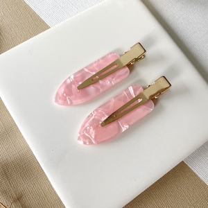 Original Creaseless Clips | Marble Hair Clips, Make up Clips, No Crease ...