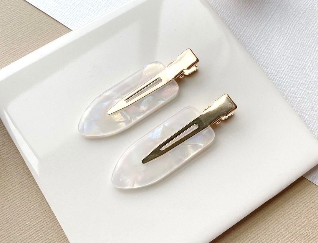 Original Creaseless Clips | Marble Hair Clips, Make up Clips, No Crease ...