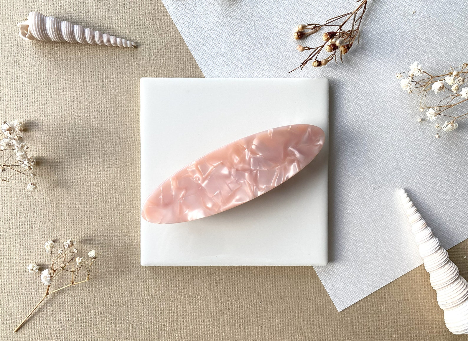 Round Custom Hair Clips Personalized Gifts, Elegant, Minimalistic ...