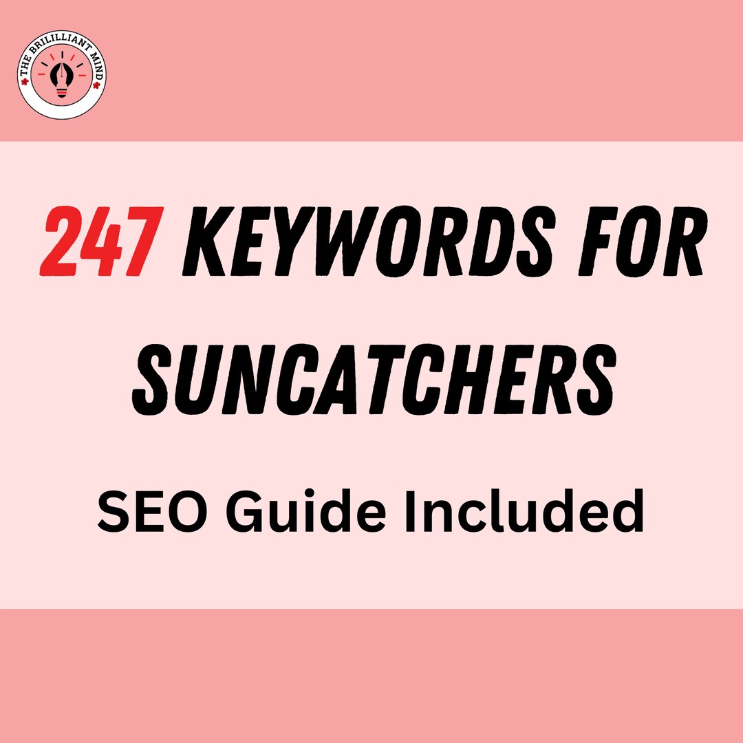 Most Searched Keywords on Etsy for Suncatchers, Trending Keywords on ...