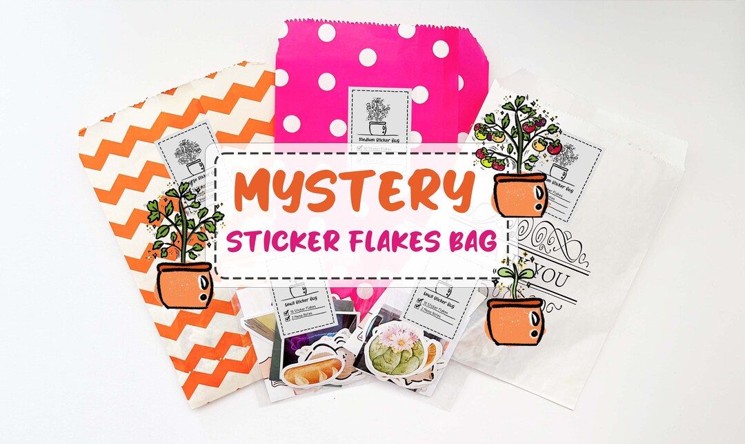 Mystery Sticker Grab Bag Kawaii Mystery Bag Grab Bag Random Sticker ...