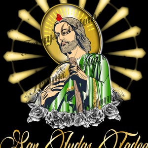 San Judas Tadeo, Saint Jude Thaddaeus, El Santo Patron PNG Instant ...
