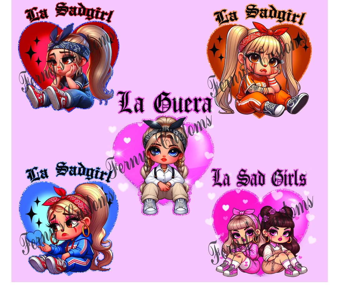 5 La Sad Girl, La Guera Chola Png, Spanish Valentine Png, Valentine ...