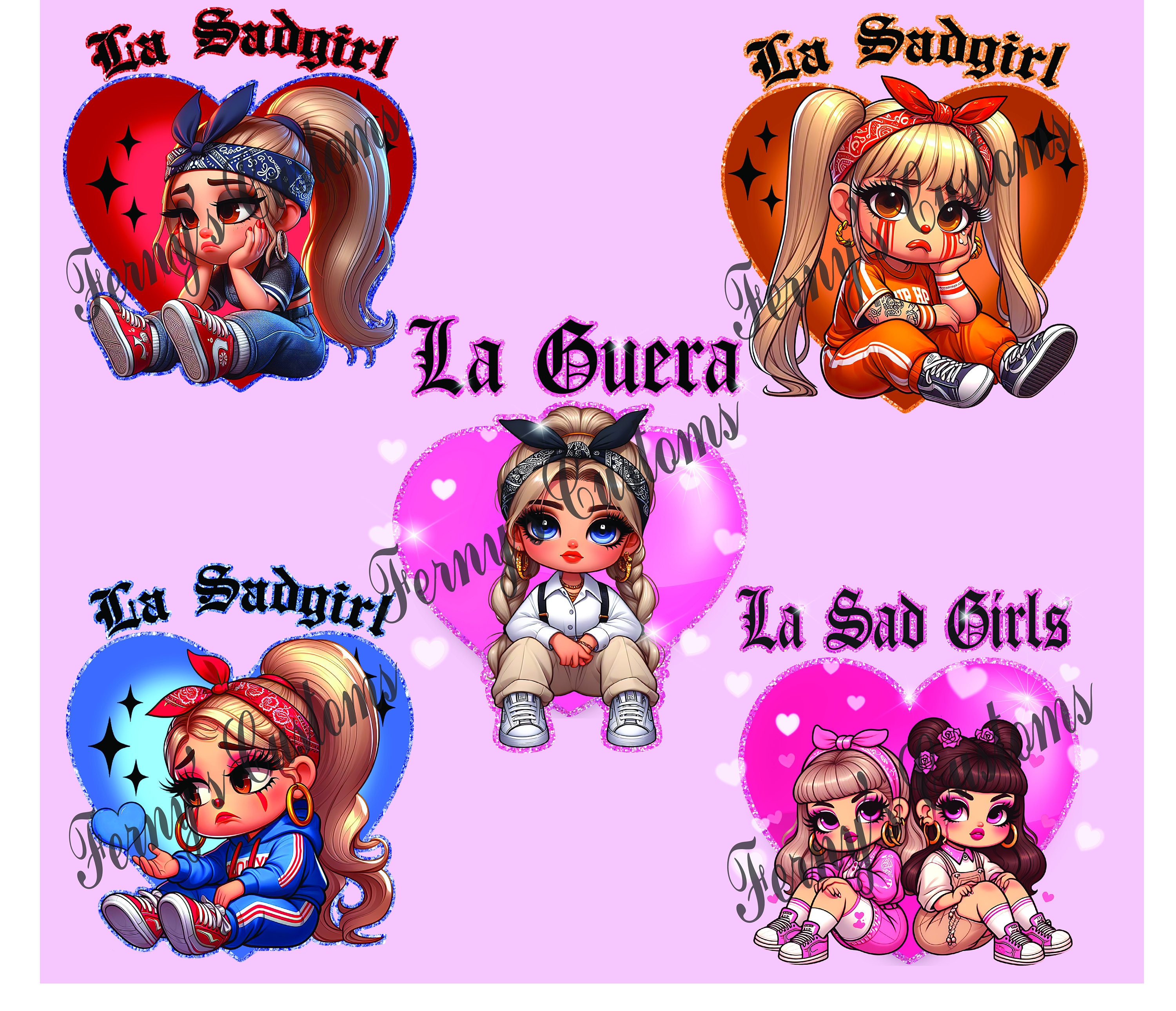 5 La Sad Girl, La Guera Chola Png, Spanish Valentine Png, Valentine Cholita Cartoon, Old School ...
