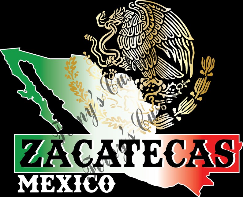 Zacatecas Mexico State Map Tricolor PNG, Mexico State PNG, PNG File ...