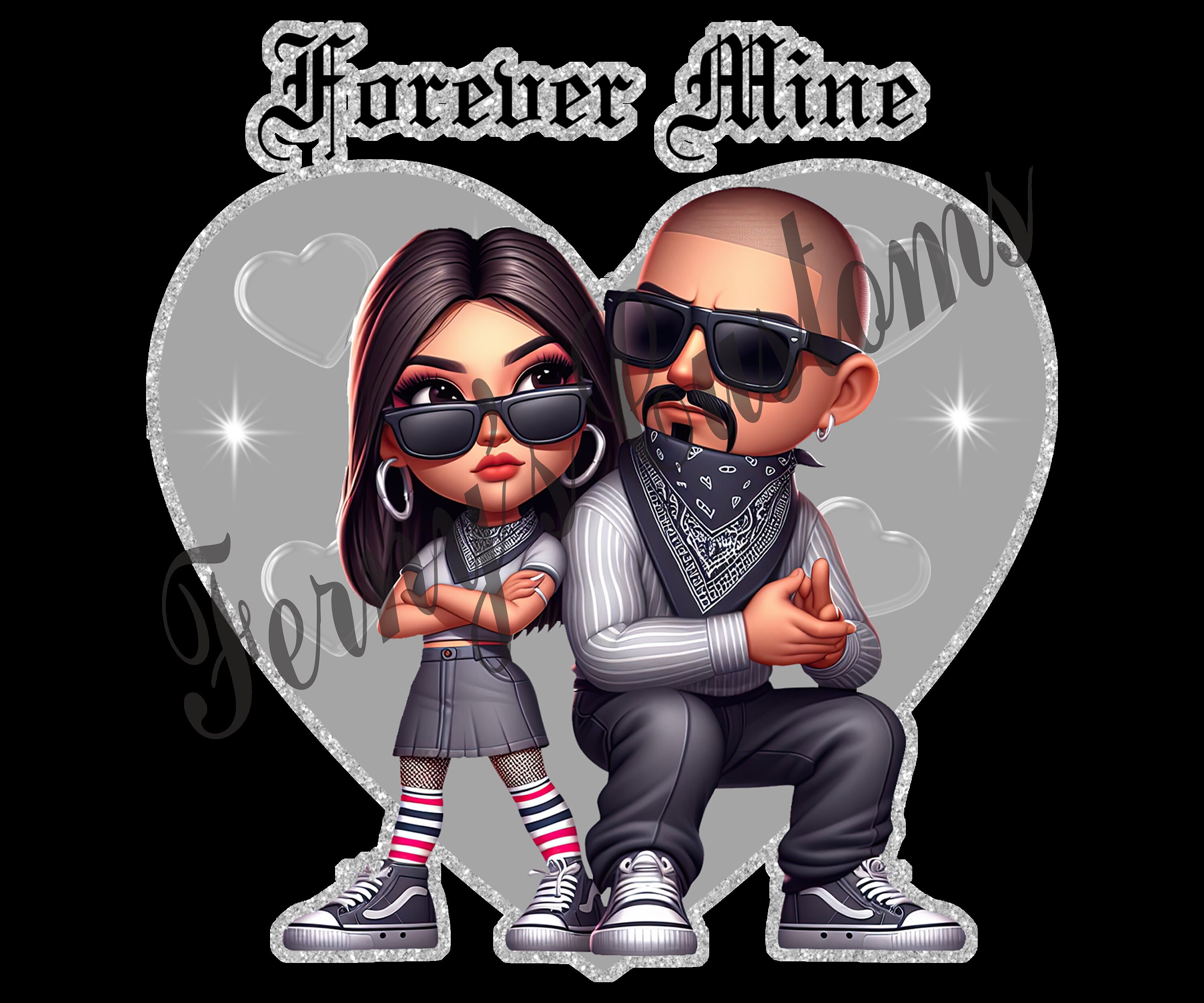 5 Forever Mine Valentine Cholo Chola Png, Spanish Couple Valentine Png ...