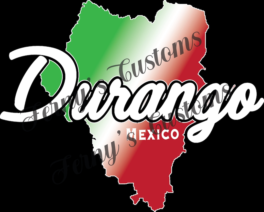 Durango Mexico State Map Tricolor PNG, Mexico State PNG, PNG File ...