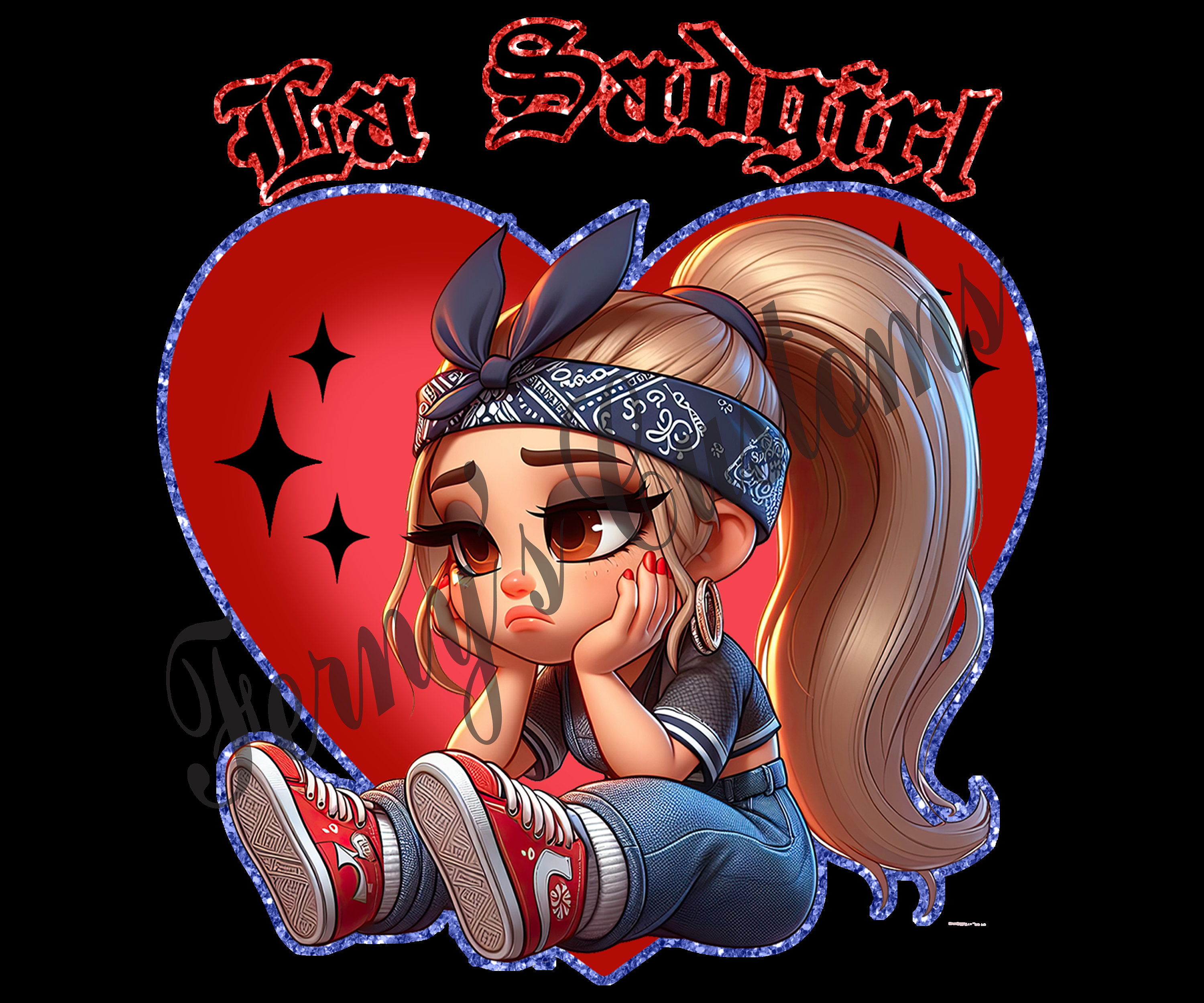 5 La Sad Girl, La Guera Chola Png, Spanish Valentine Png, Valentine ...