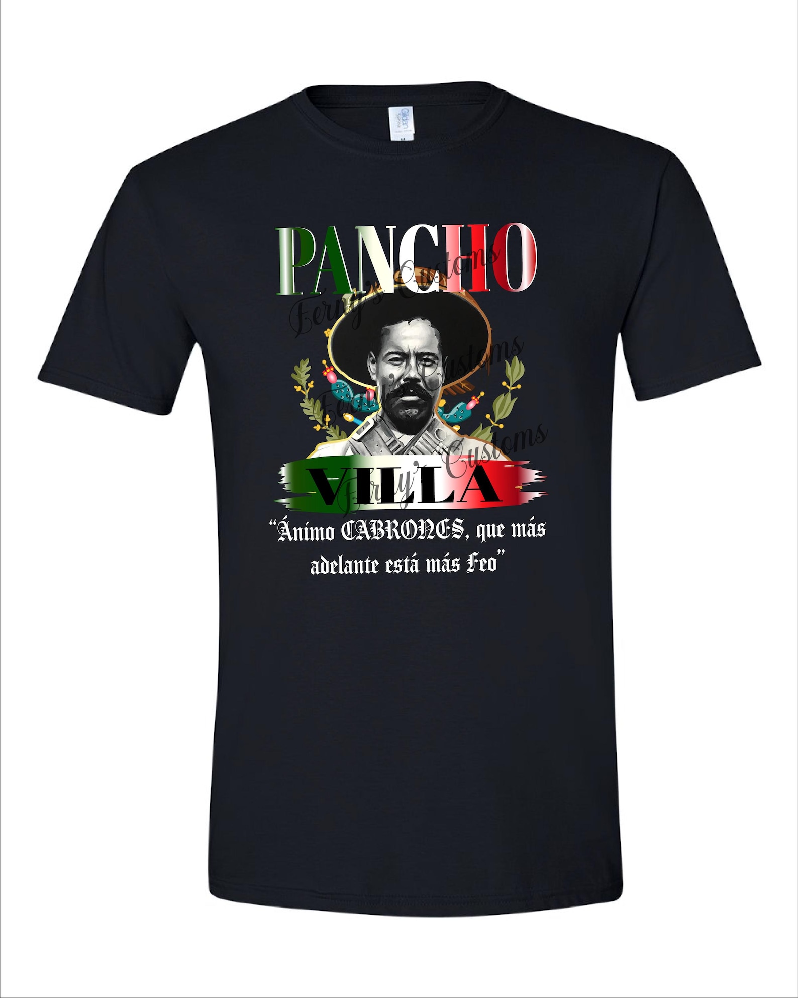 Pancho Villa PNG, Pancho Villa Design, Tri-color Pancho Villa Design ...
