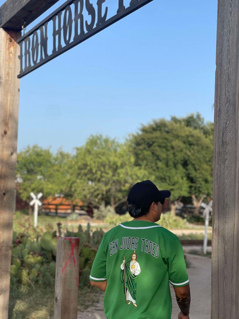 San Judas Tadeo Baseball Jersey, San Judas Tadeo Jersey, Camisa De ...