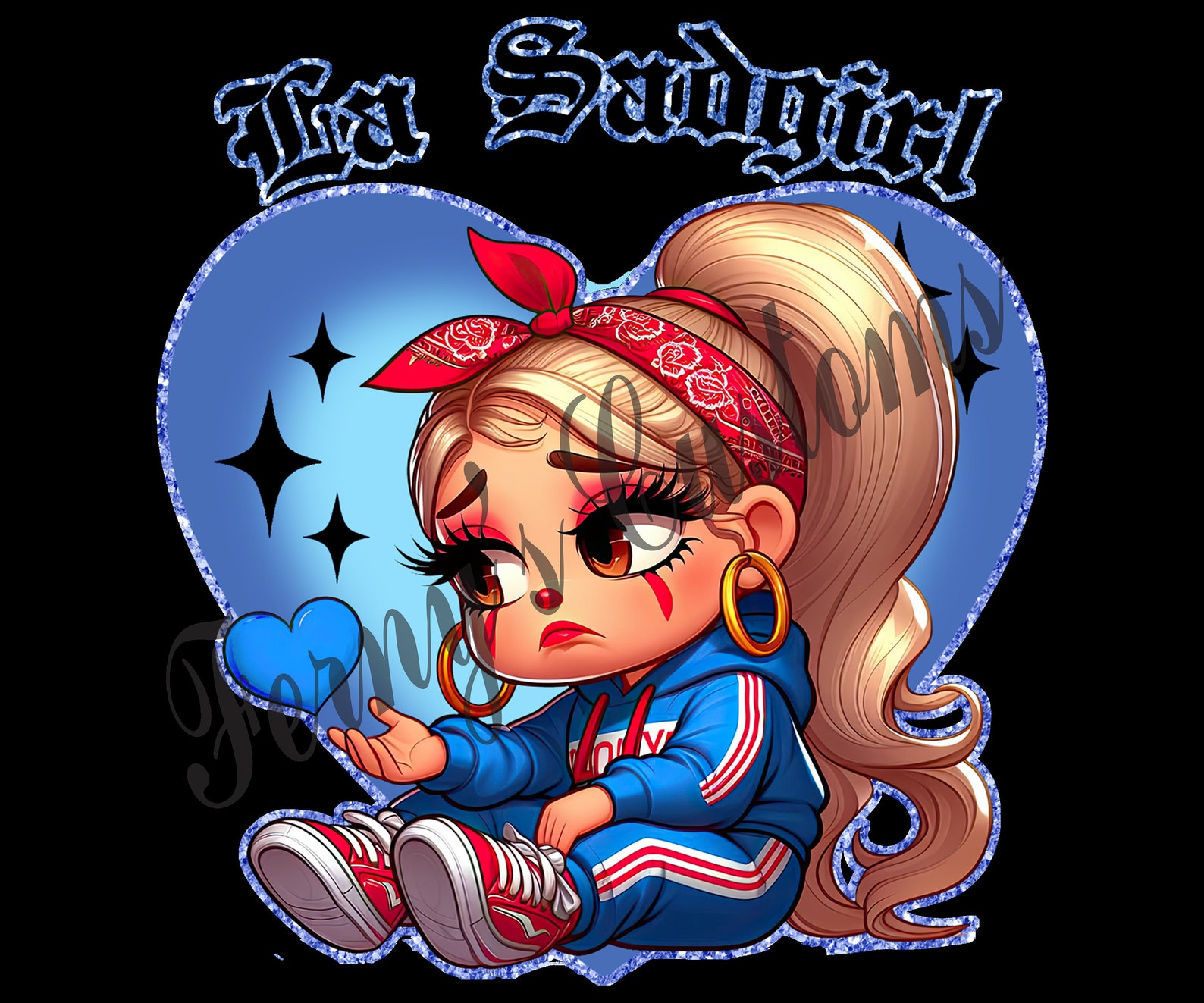 5 La Sad Girl, La Guera Chola Png, Spanish Valentine Png, Valentine ...
