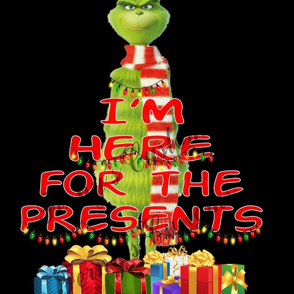 Grinch Presents Png - Etsy