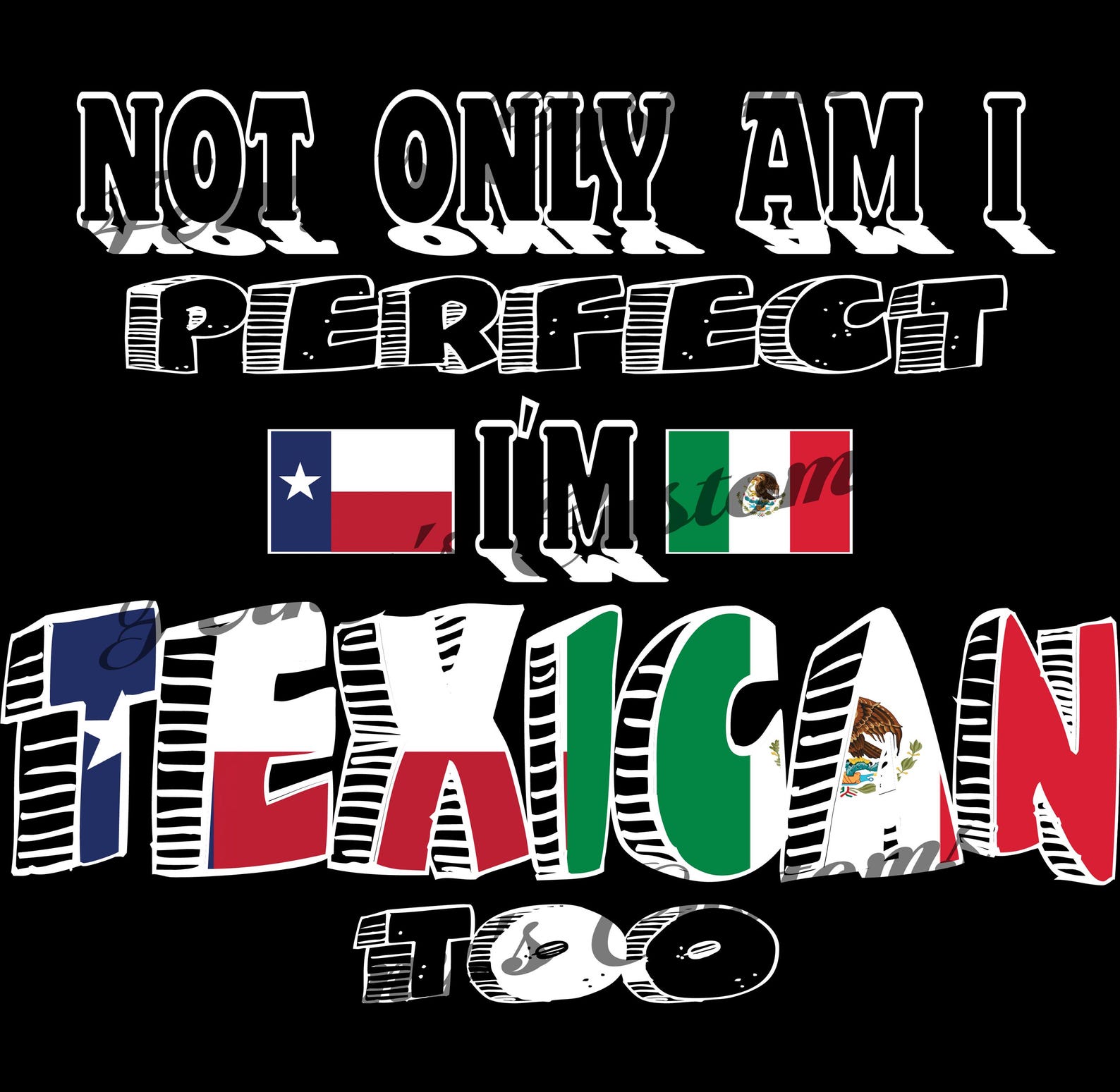 Not Only Perfect, Texican Too, Texican, Texican Logo, Mexico and Texas ...